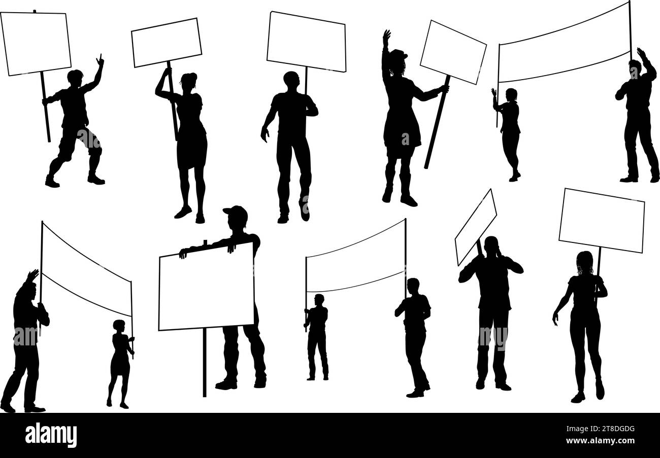 Protesting for people Black and White Stock Photos & Images - Alamy