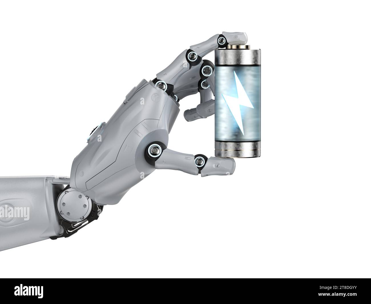 Automatic recharge battery with 3d rendering li-ion or rechargeable ...