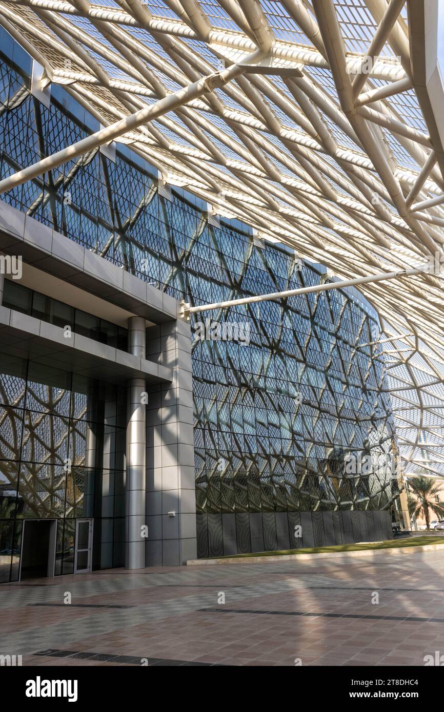 The openwork fragment of modern office buildings in Digital City ...