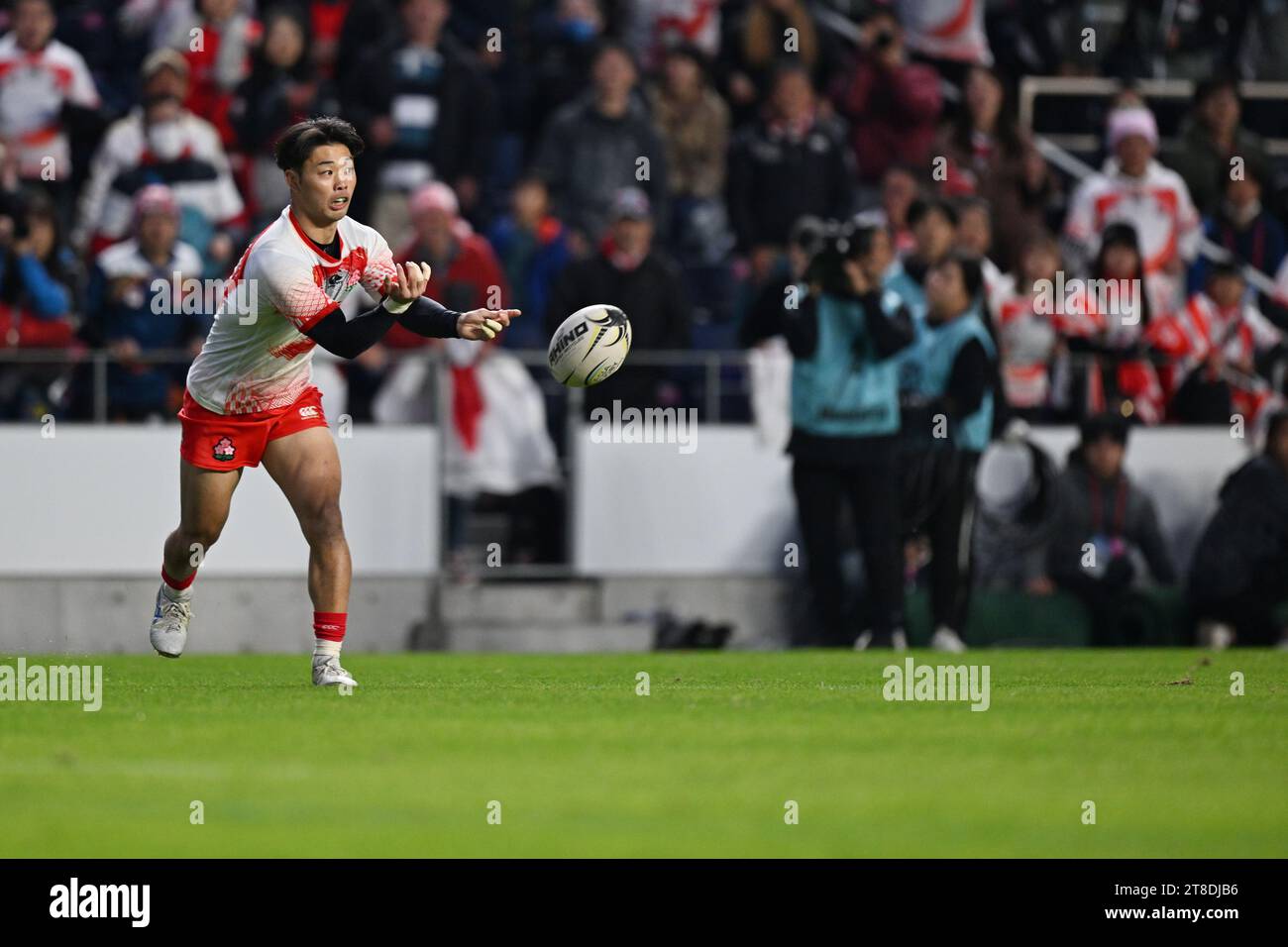 Osaka, Japan. Credit: MATSUO. 19th Nov, 2023. Kippei Taninaka (JPN) Rugby : Asia Rugby Regional ...