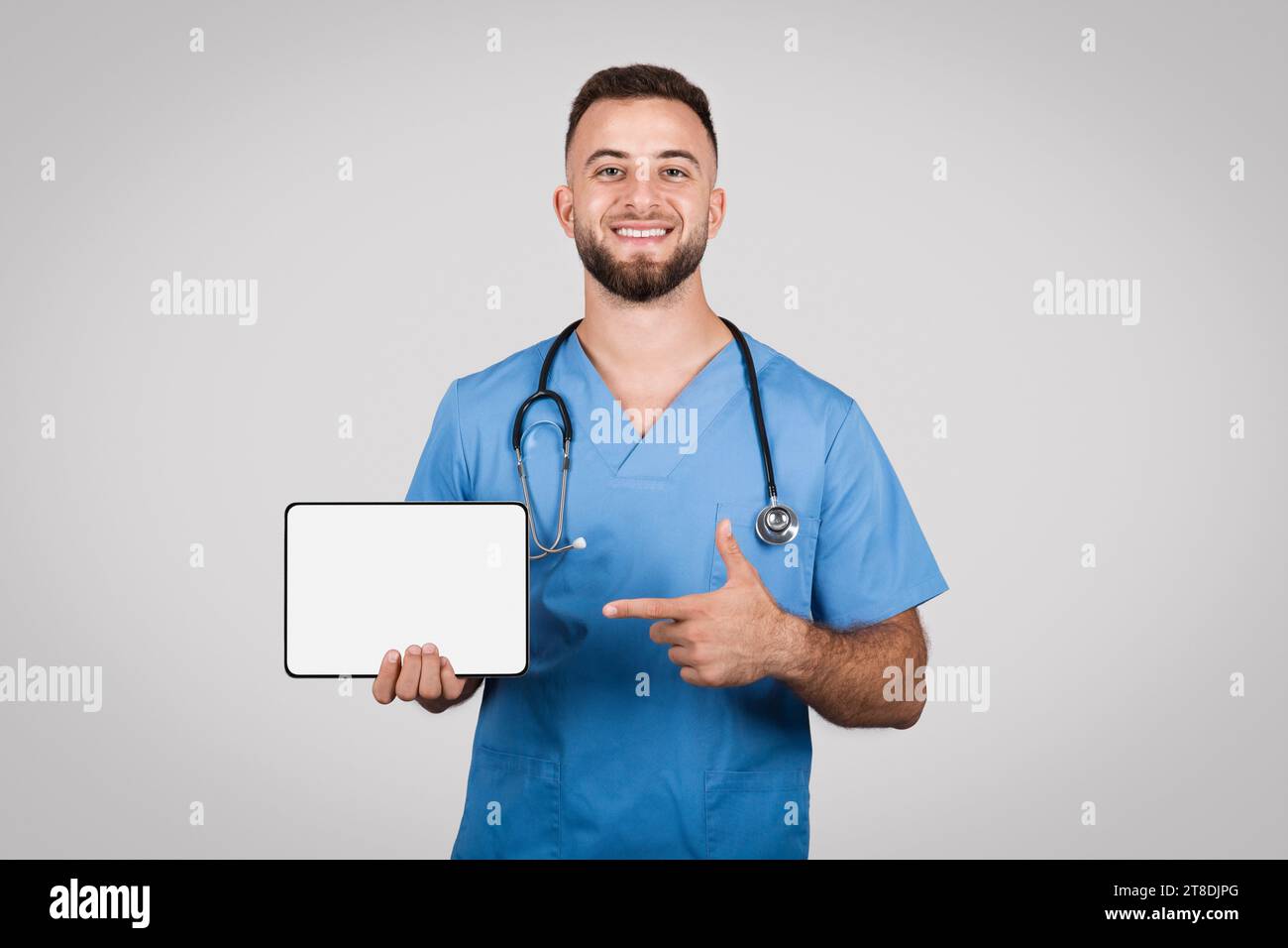 Clinician tablet hi-res stock photography and images - Alamy