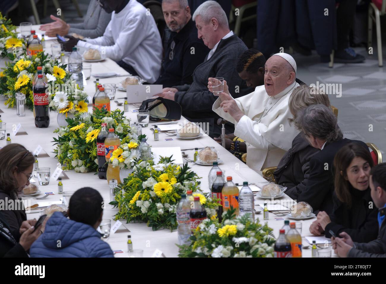 Vatican City, vatican, 19. November 2023. Pope Francis participates in ...