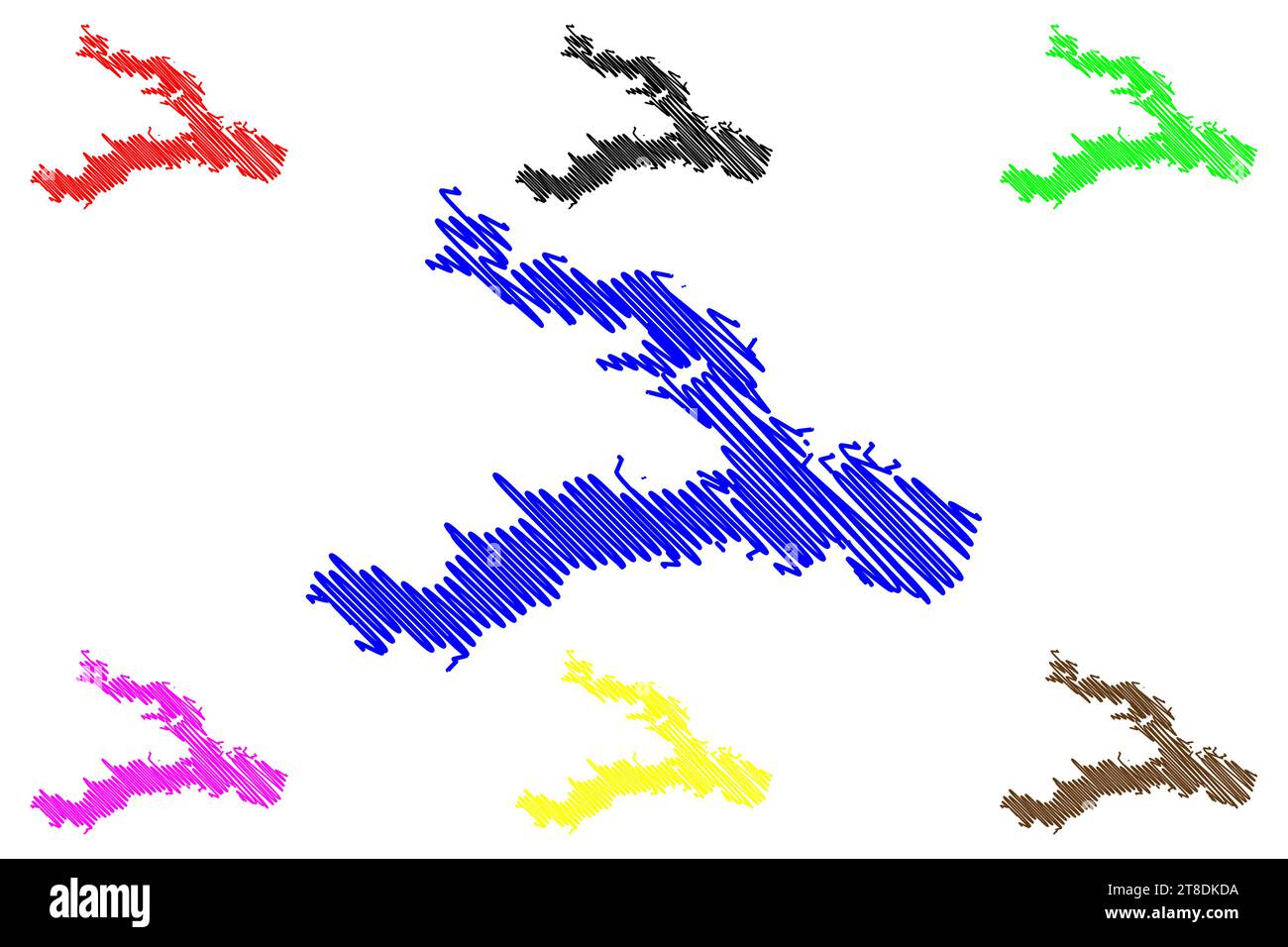 Lake Richland-Chambers Reservoir (United States of America, North ...