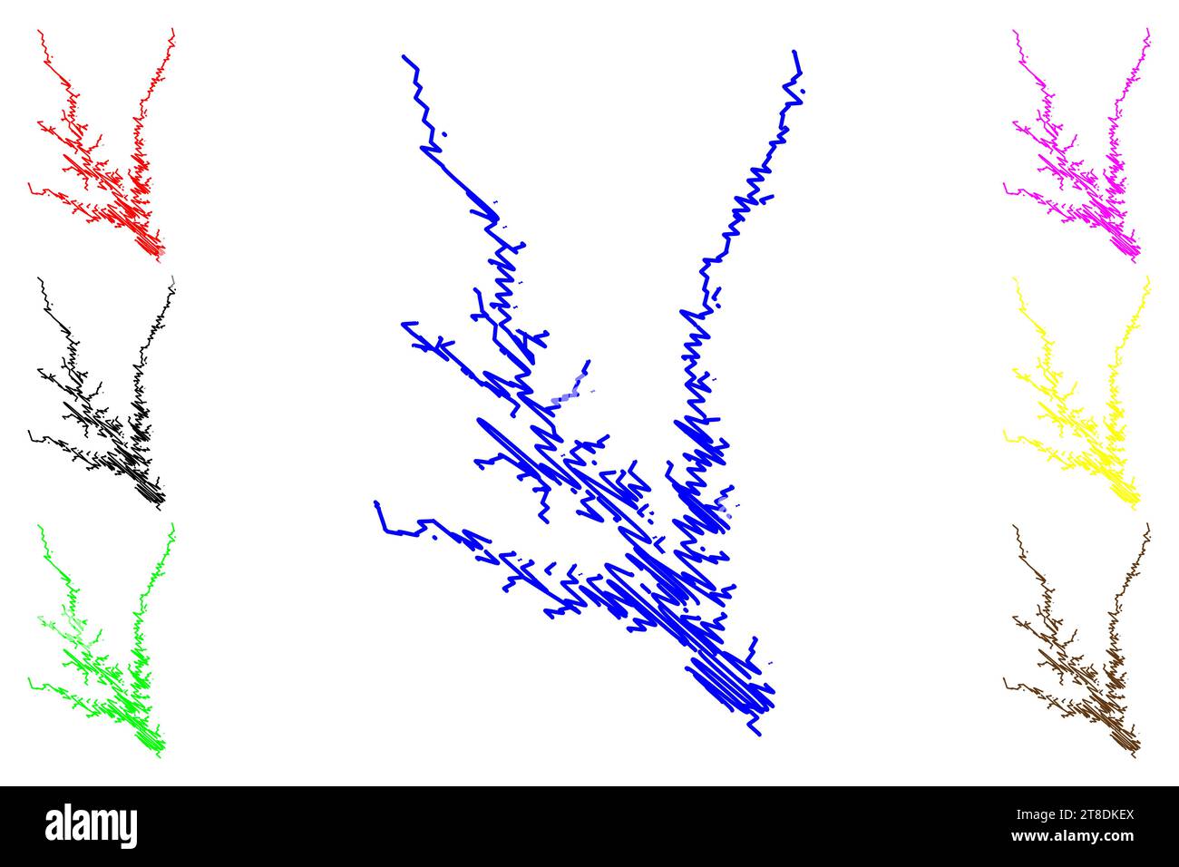 Lake Richard B. Russell Reservoir (United States of America, North ...