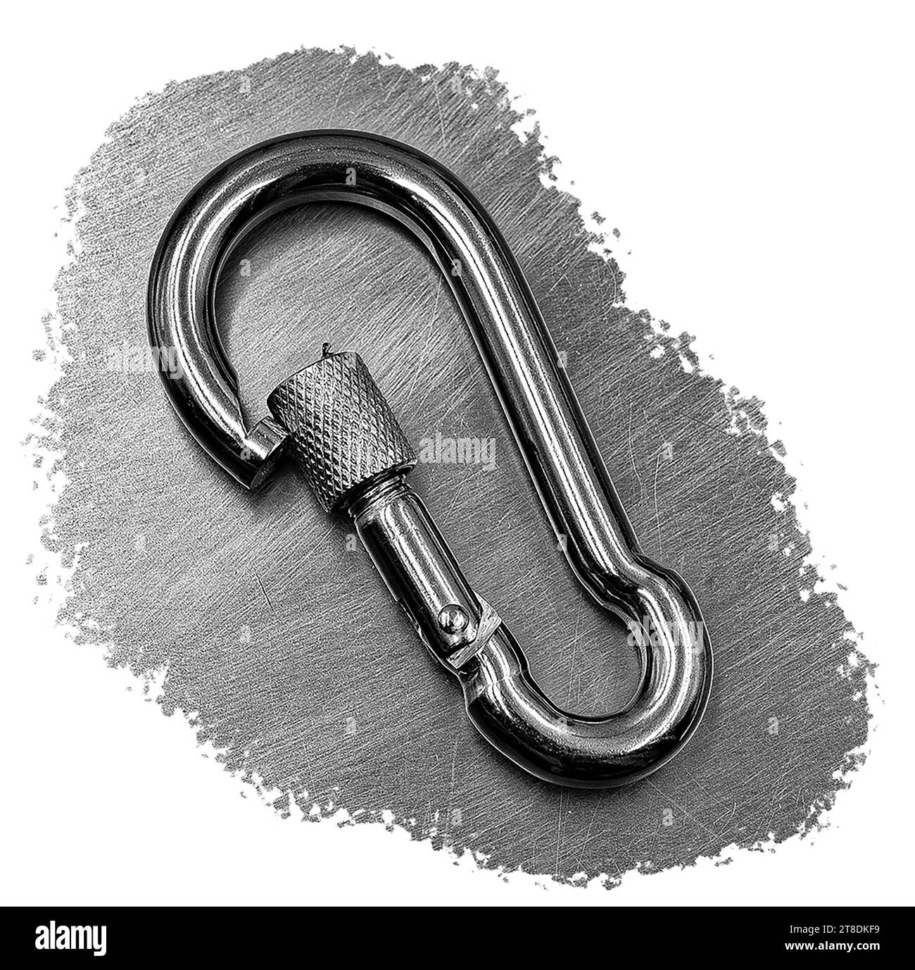 DIN 8004 hook link stainless steel close up Stock Photo - Alamy