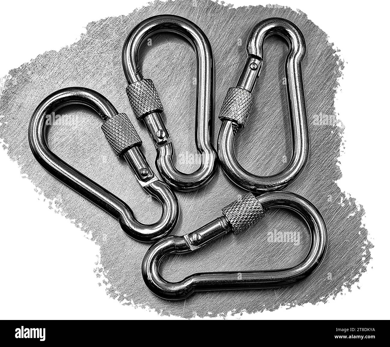 DIN 8004 hook link stainless steel close up Stock Photo - Alamy