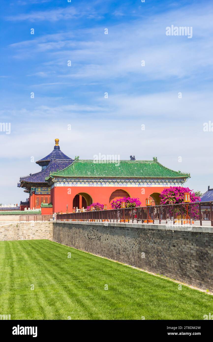 Hall of good harvest building in the Temple of Heaven Park in Beijing ...