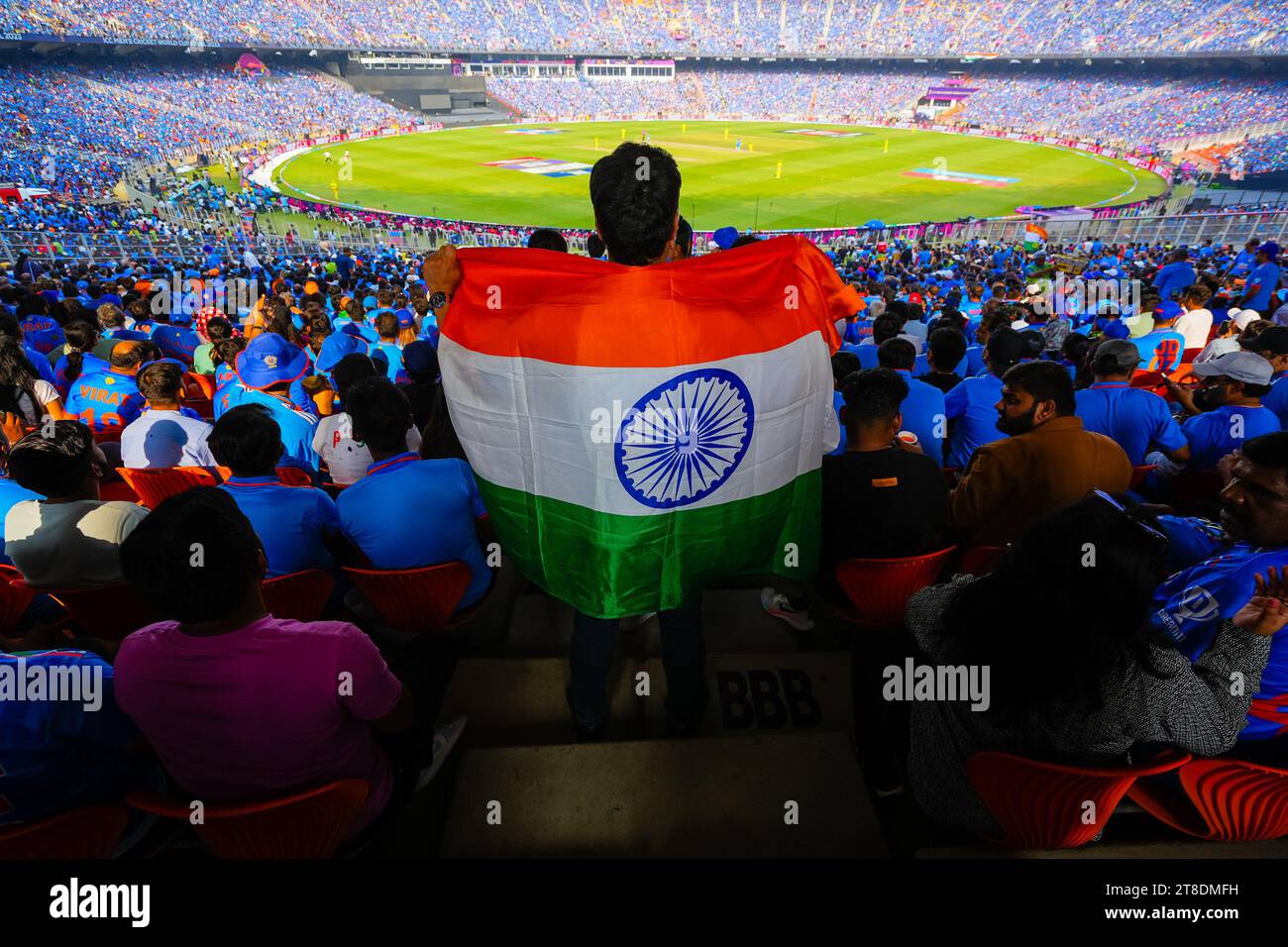 Ahmedabad, Gujarat, India. 19th Nov, 2023. Australian players ...