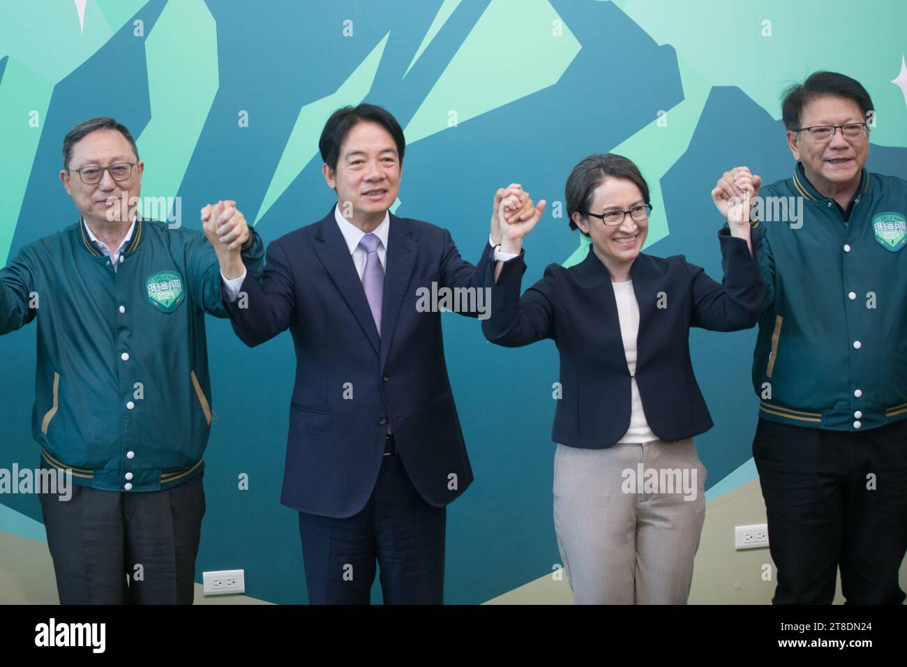 Taiwan S Vice President Lai Ching Te And His Running Mate Hsiao Bi