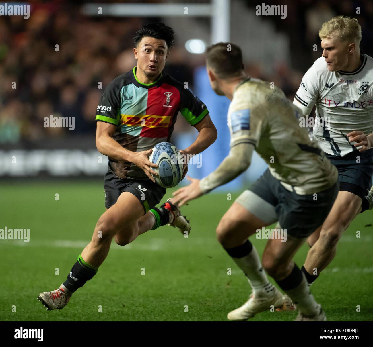 Harlequins' Marcus Smith in action during the Gallagher Premiership ...