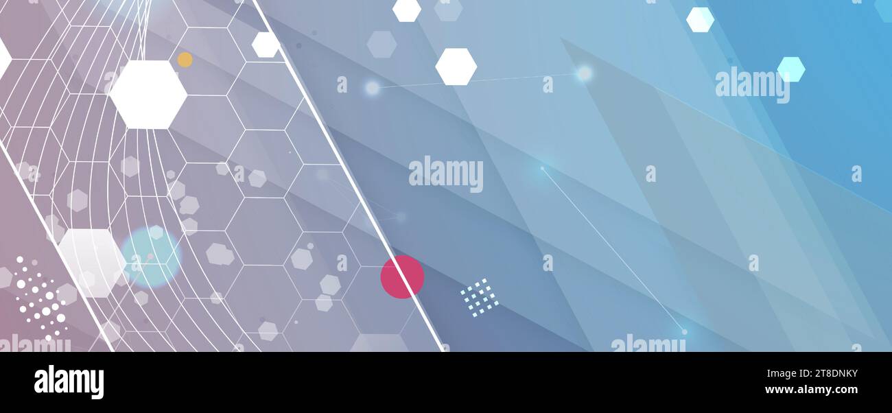 Technology Network Vector Background.. Science and technology ...