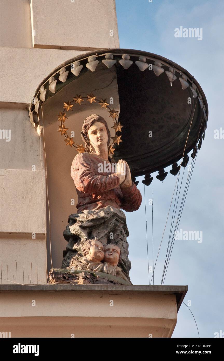 Religious shrine on Florianska Street in Krakow, Poland Stock Photo - Alamy