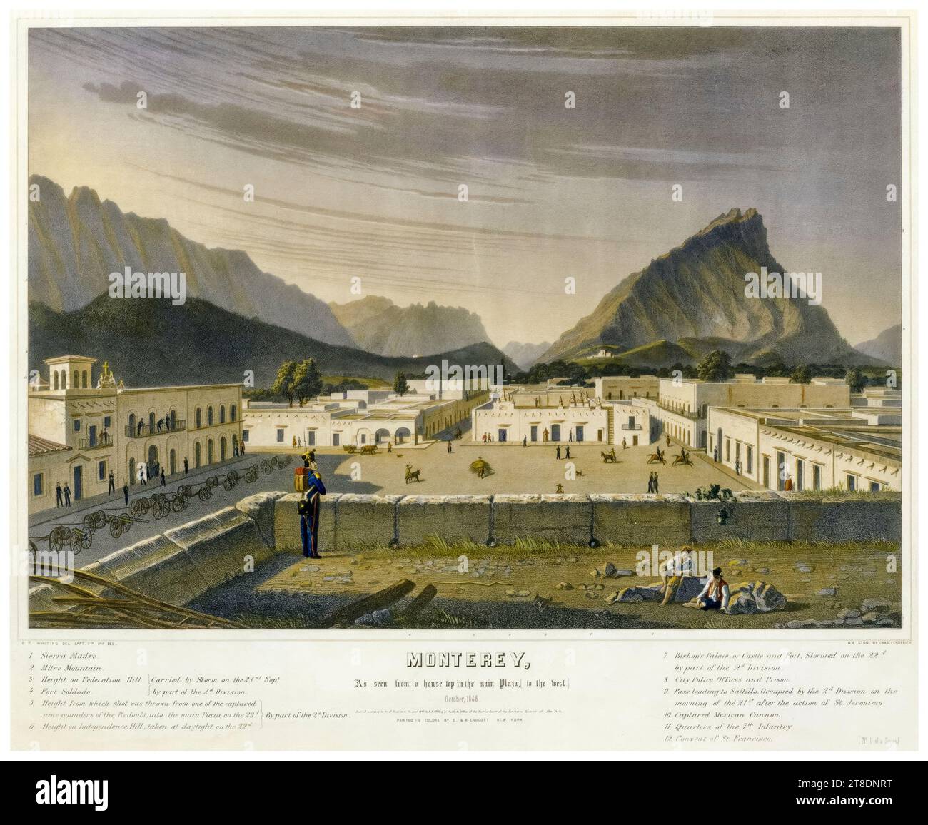 Monterey, October, 1846, after the capture of the city by US Forces ...