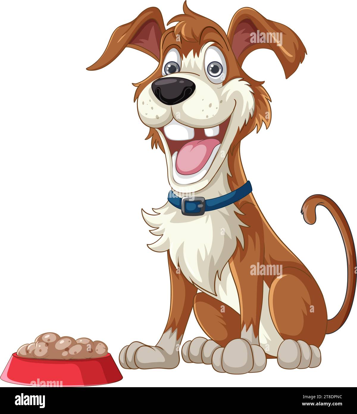 Waiting dog picture Stock Vector Images - Alamy