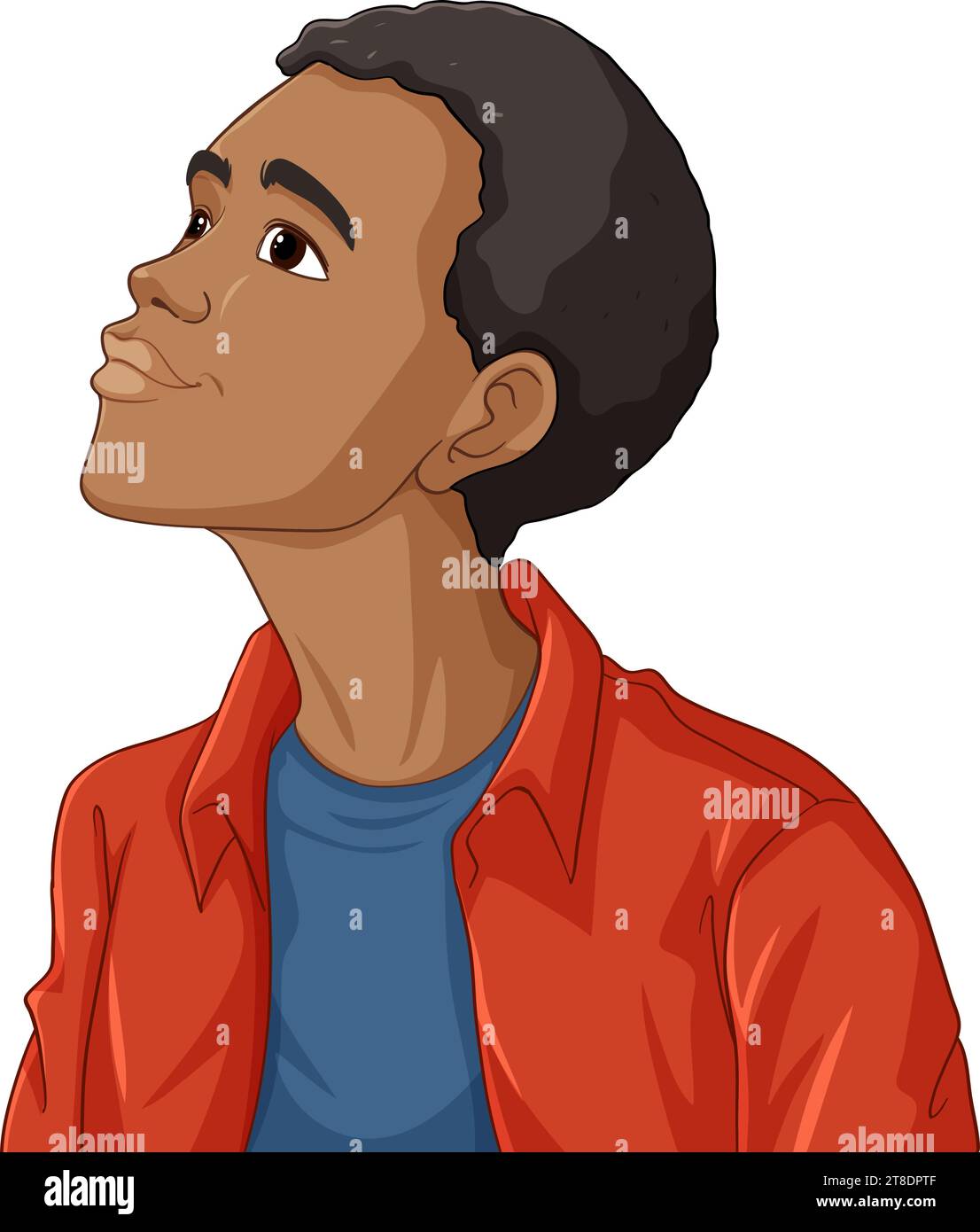 African man cartoon character illustration Stock Vector Image & Art - Alamy