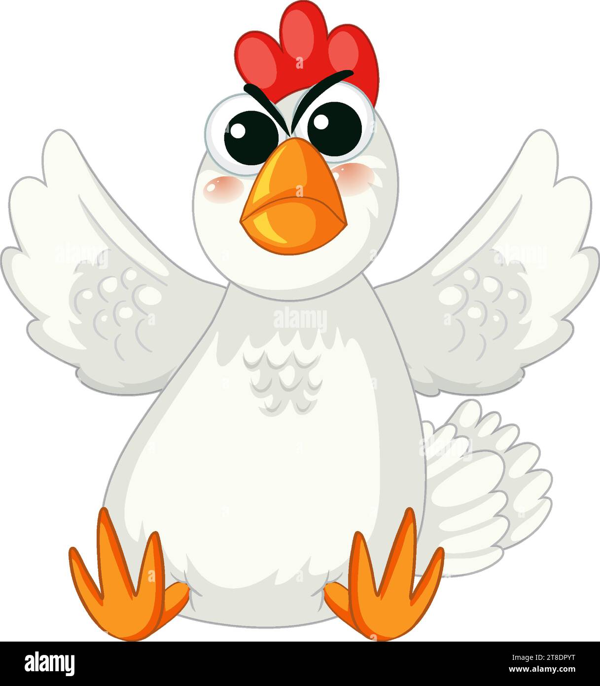 Angry chicken cartoon hi-res stock photography and images - Alamy