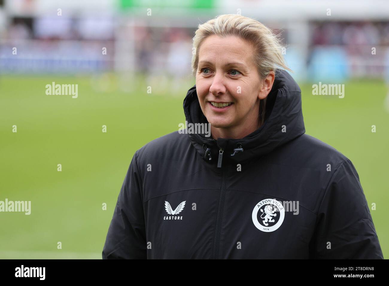 Carla Ward manager of Aston Villa Women during THE FA WOMEN'S SUPER ...
