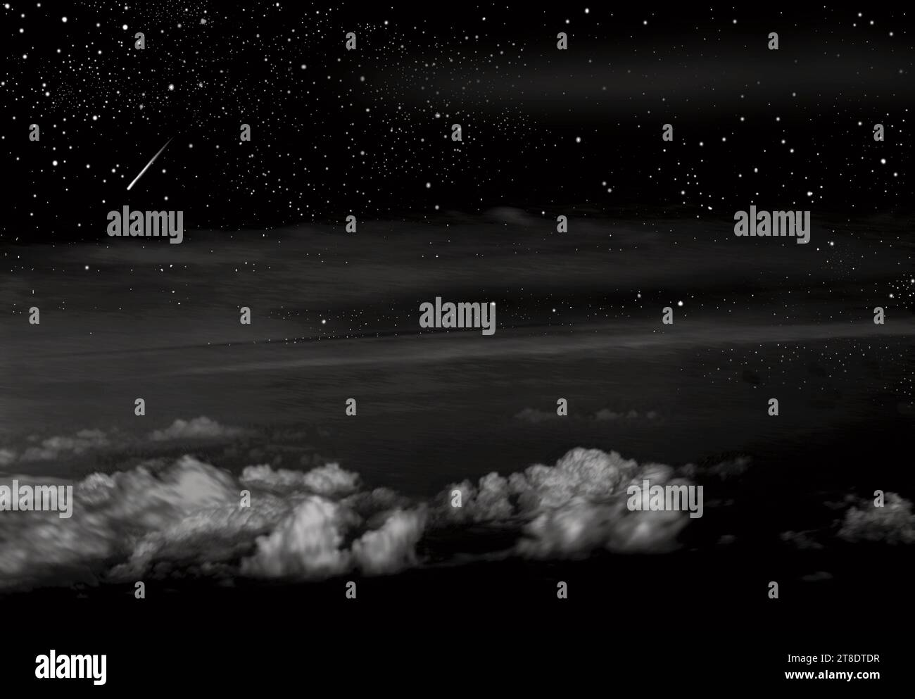 Night sky constellations Black and White Stock Photos & Images - Alamy