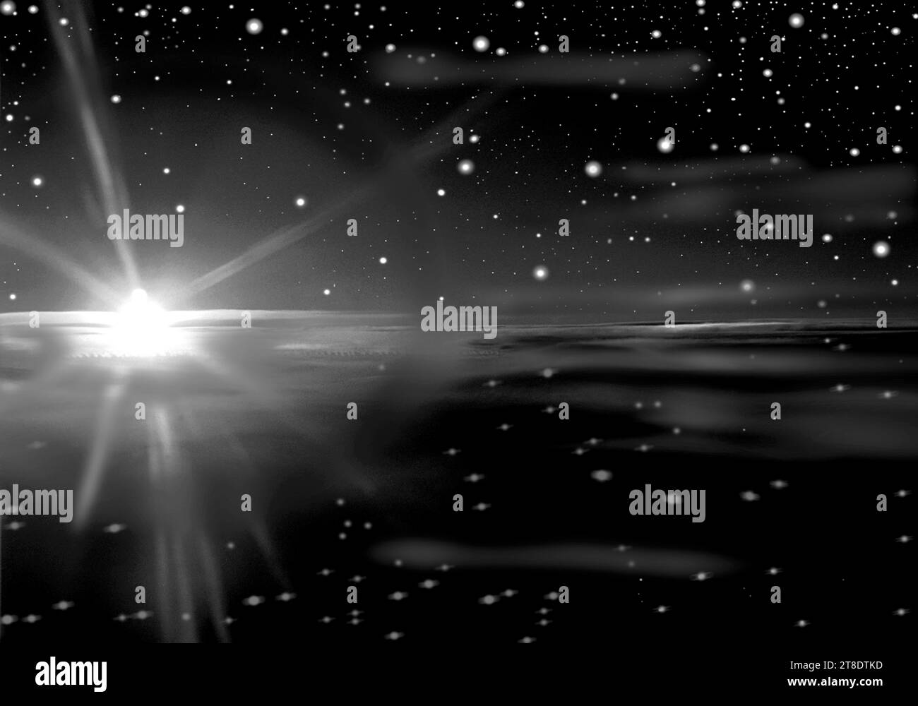 Heavenly horizon Black and White Stock Photos & Images - Alamy