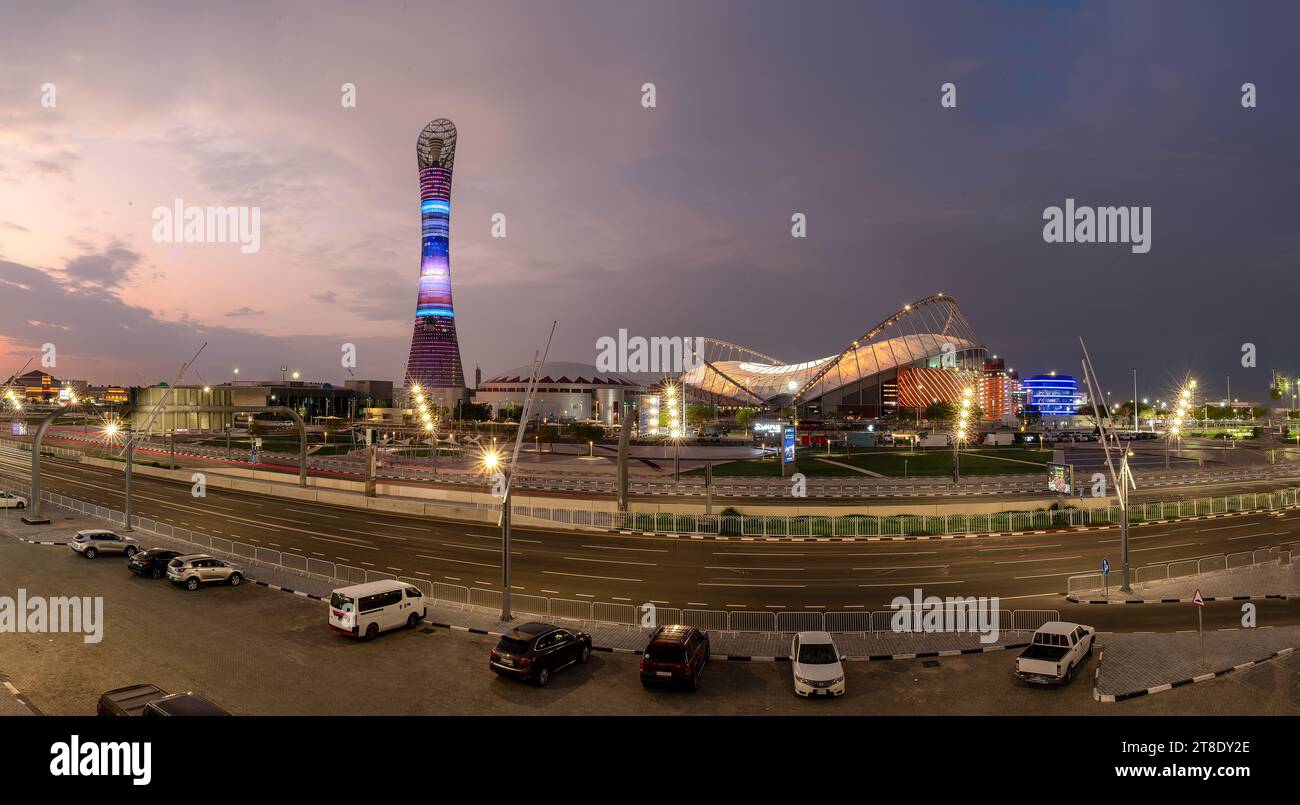 Doha, Qatar - November 16, 2023: Beautiful Torch Hotel Doha Qatar Stock ...
