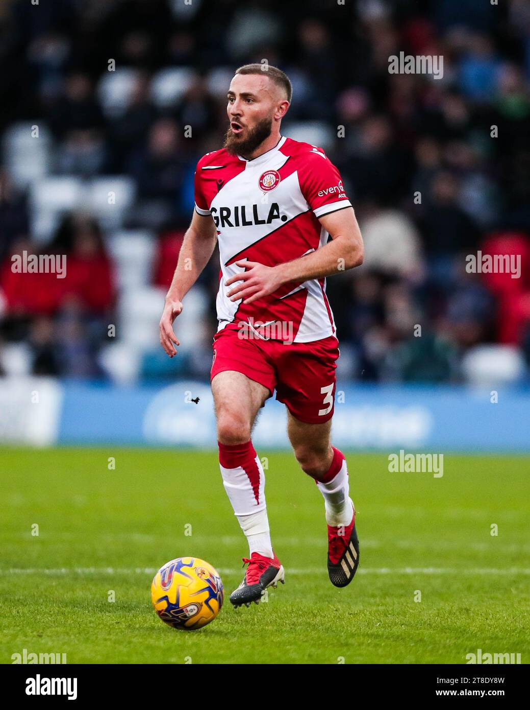 Stevenage's Dan Butler during the Sky Bet League One match at the Lamex ...