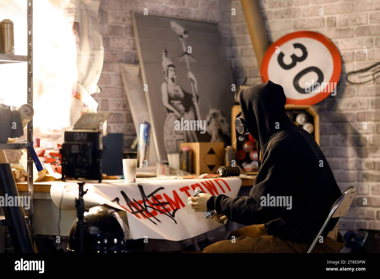 Impression aus der Ausstellung The Mystery of Banksy - A Genius Mind ...