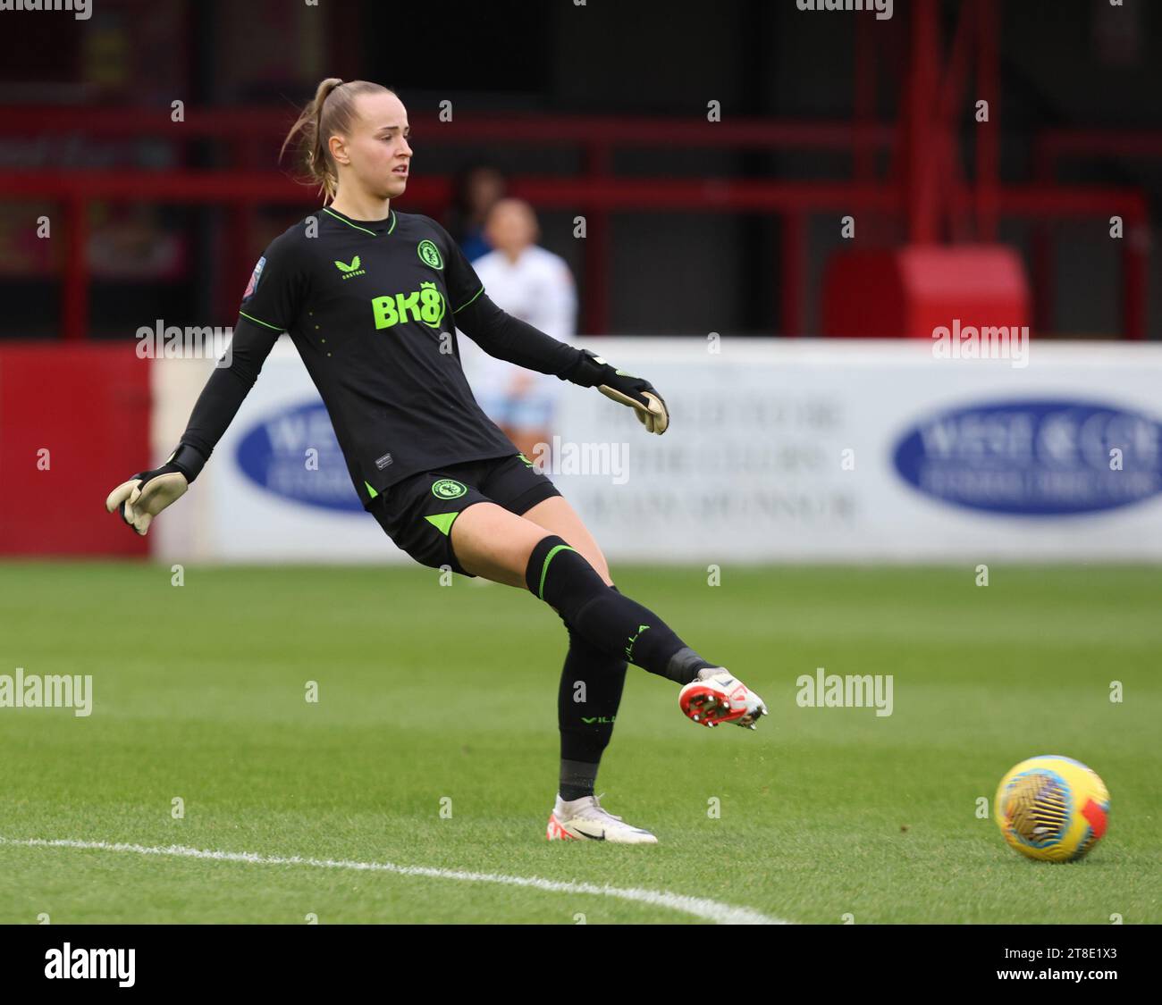 Daphne Van Domselaar of Aston Villa Women during THE FA WOMEN'S SUPER ...