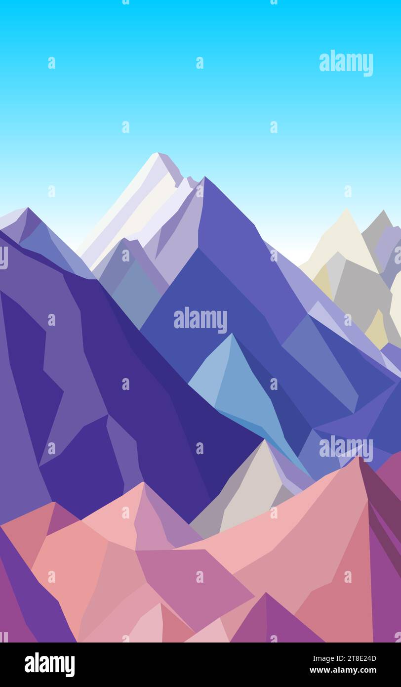 Mountainous backgrounds Stock Vector Images - Alamy