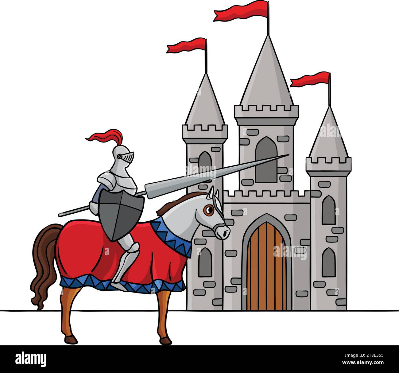 Brave horse riding Cut Out Stock Images & Pictures - Alamy