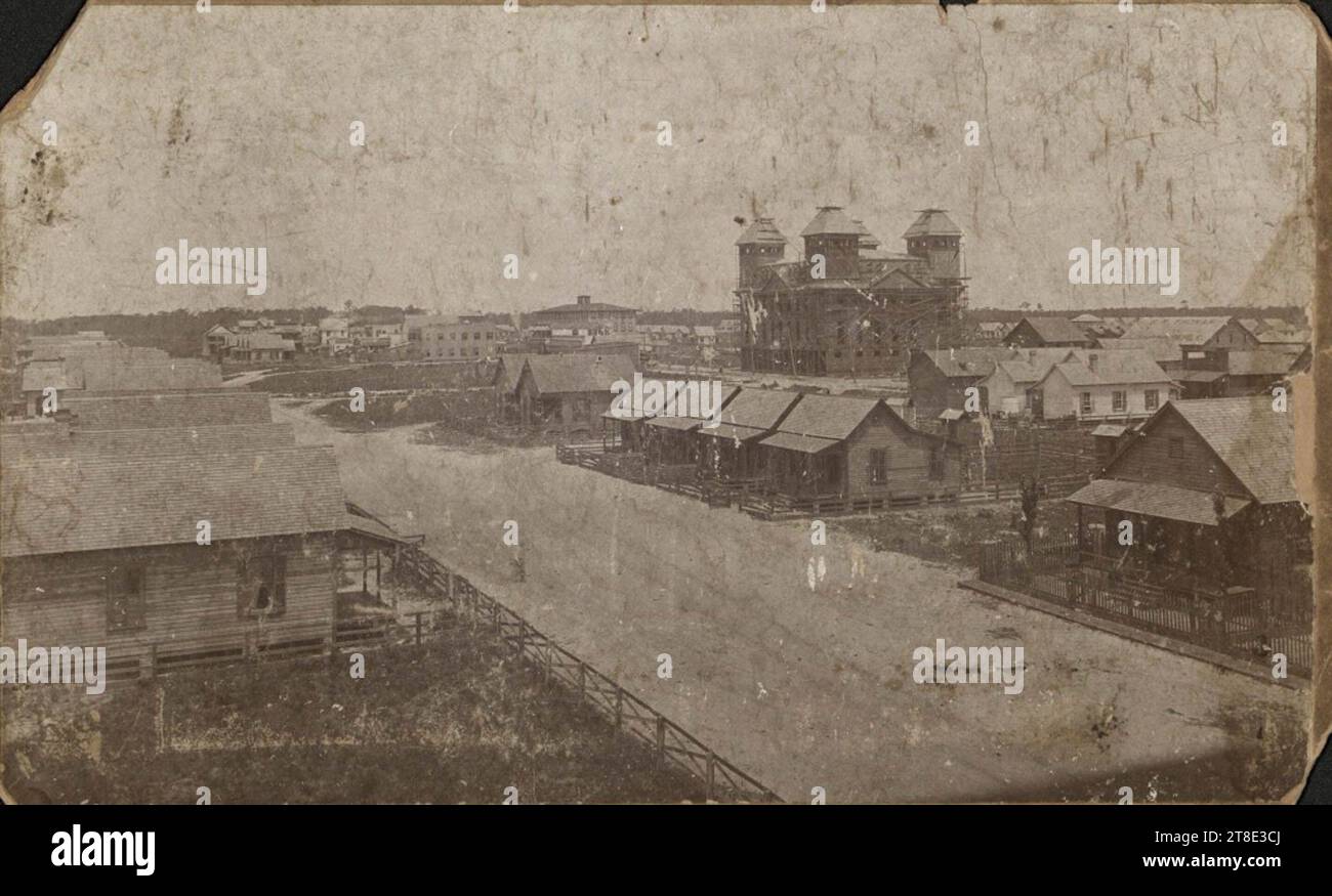 One of two oldest known photos of West Tampa, circa. 1895 Stock Photo ...
