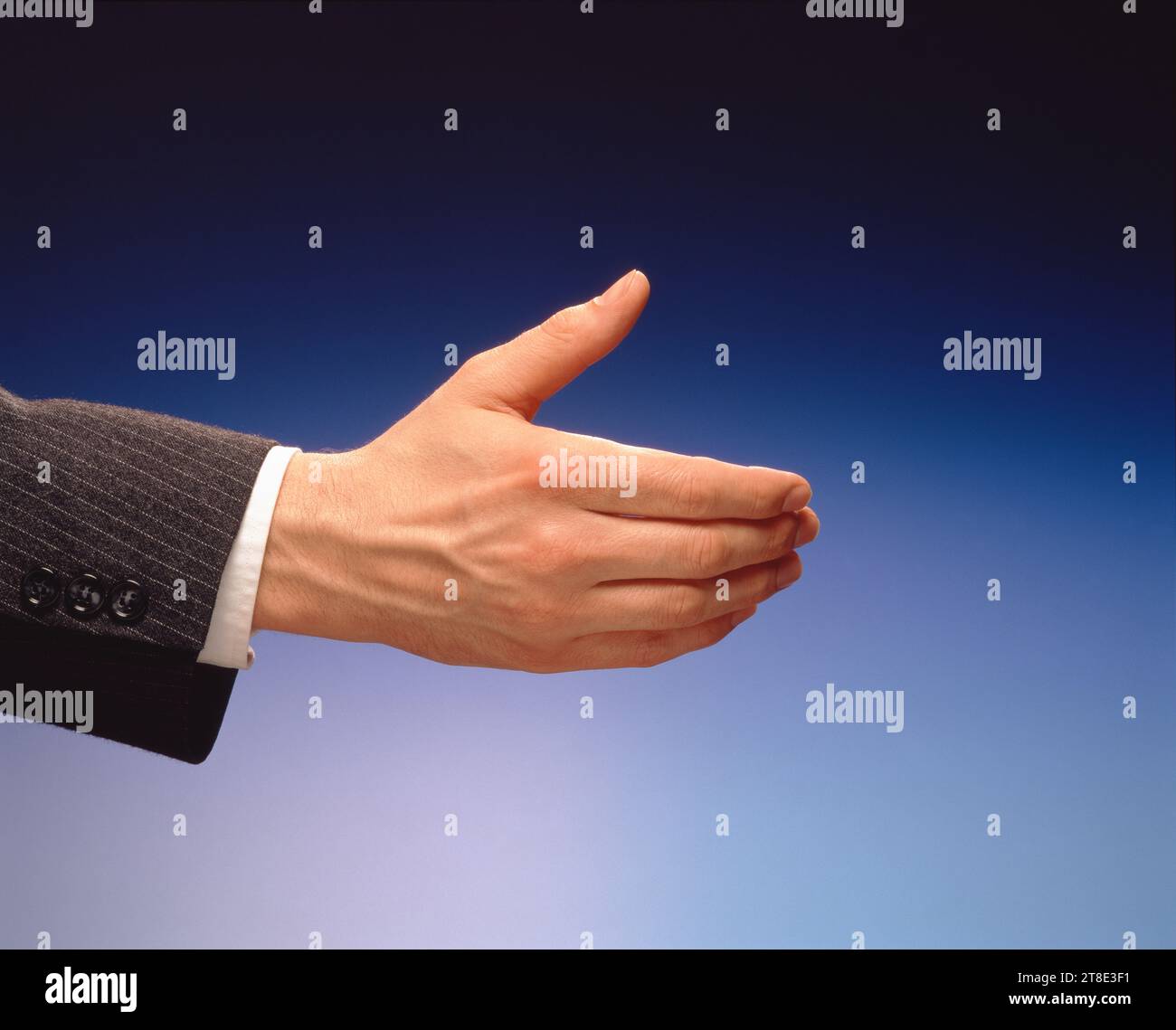 Outstretched Hand for handshake Stock Photo - Alamy