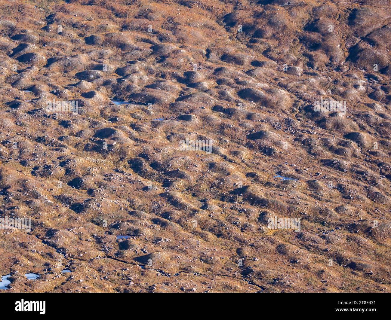 Some of the best examples of drumlins in Britain, between Beinn Damh and Maol Chean Dearg ...