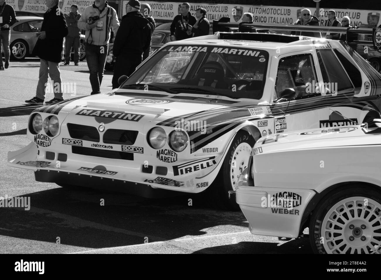 Lancia s4 rally car Black and White Stock Photos & Images - Alamy