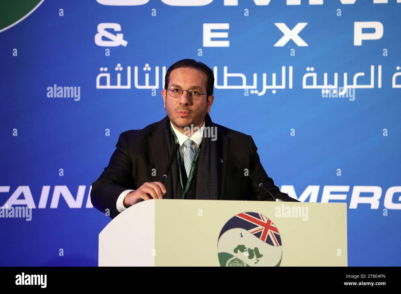 London, UK. 20 Nov 2023. Bandar Reda, Secretary General and chief ...