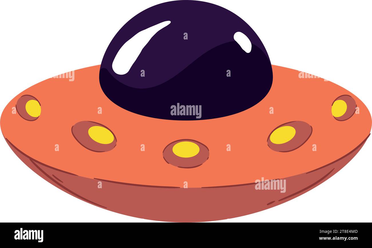 space ufo illustration Stock Vector Image & Art - Alamy