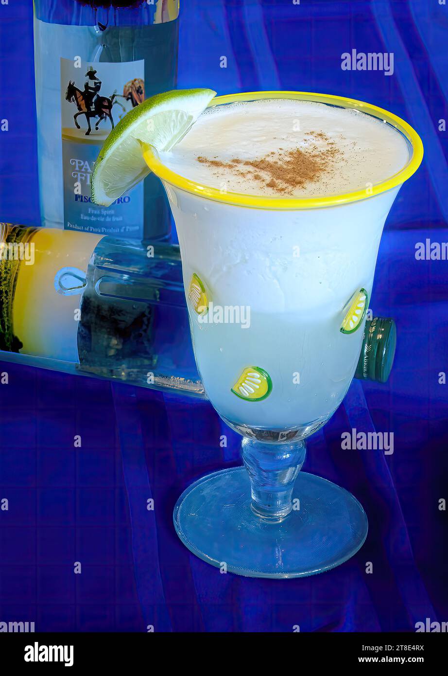 Pico a traditional Peruvian cocktail Stock Photo - Alamy
