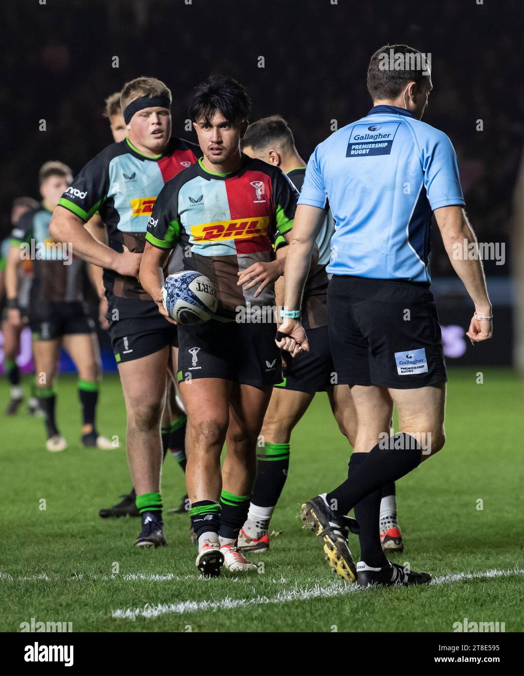 Harlequins' Marcus Smith in action during the Gallagher Premiership ...