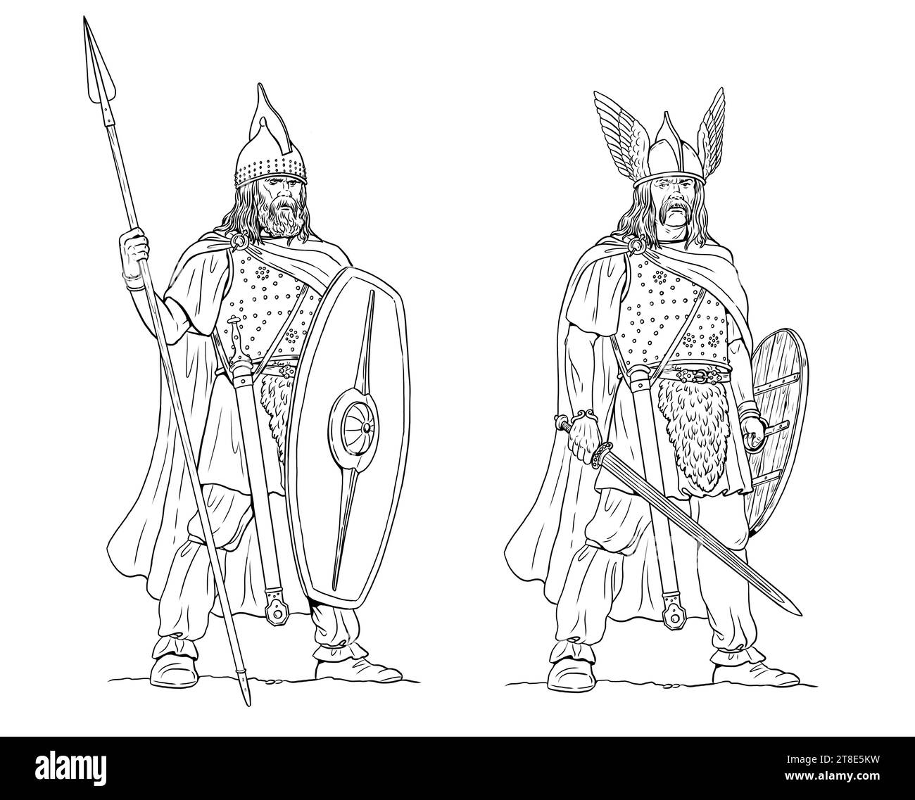 Gallic king and chieftain Vercingetorix. Ancient gallic warriors ...