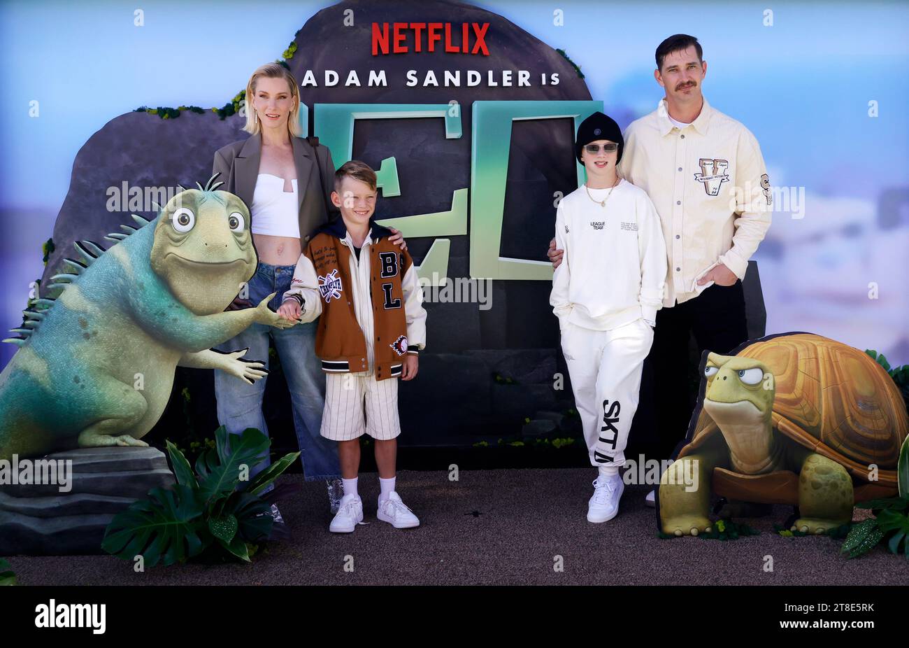 WESTWOOD, CA - NOVEMBER 19: Heather Morris, Taylor Hubbell, Elijah ...