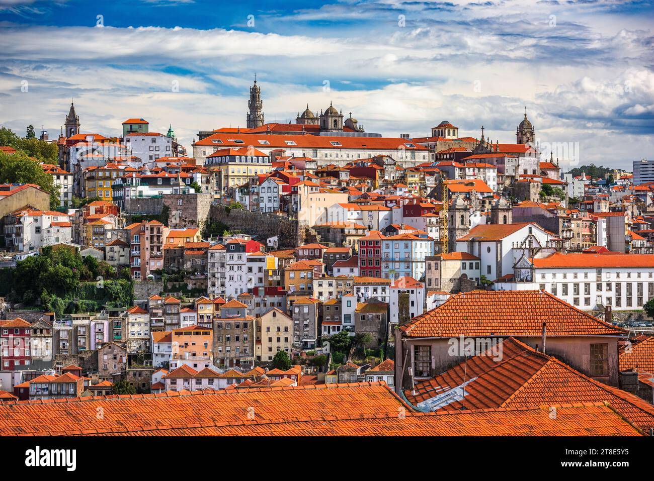 Porto, Portugal old town skyline on a beautiful day Stock Photo - Alamy