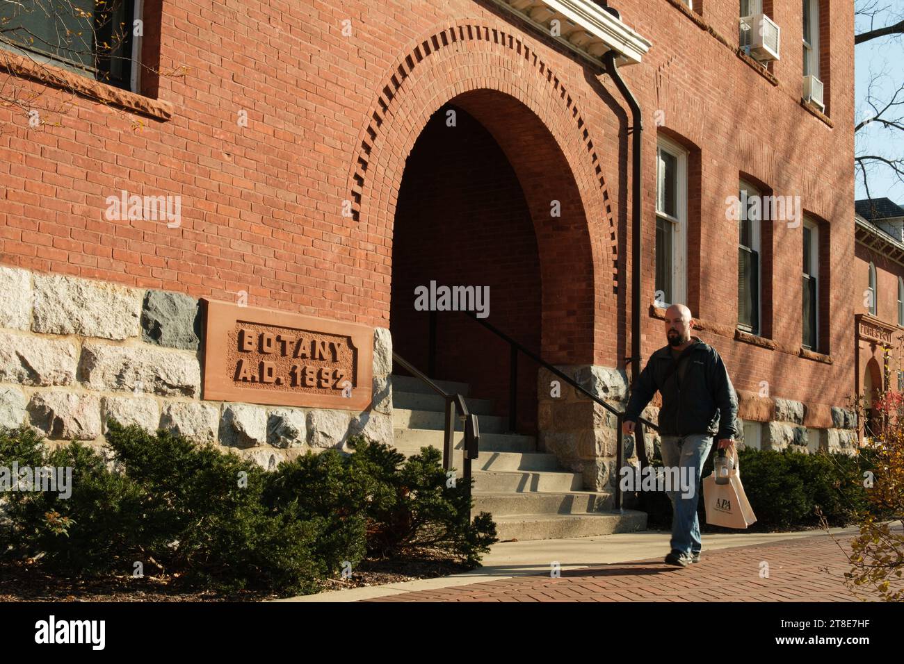 The old Botany Building on the Campus of Michigan State University ...