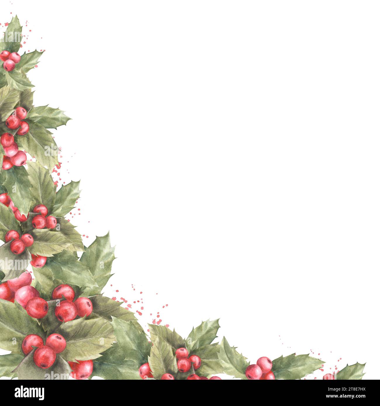 Holly corner hi-res stock photography and images - Alamy