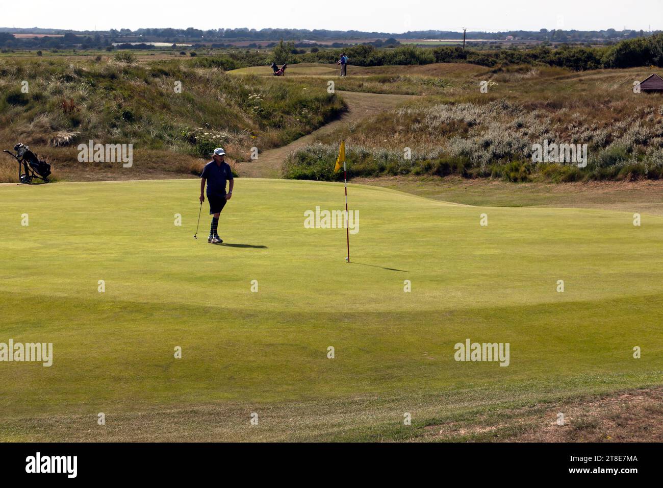 View of part of the Royal Cinque Ports Golf Links, at Sandown Castle ...