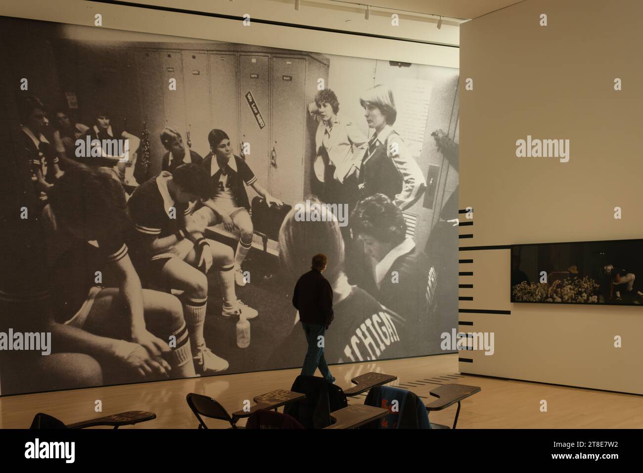 University of michigan locker room hi-res stock photography and images ...