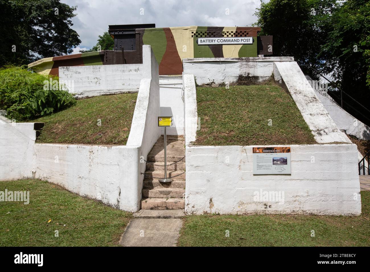 Structure of Battery Command Post, soldiers were once stationed here to ...