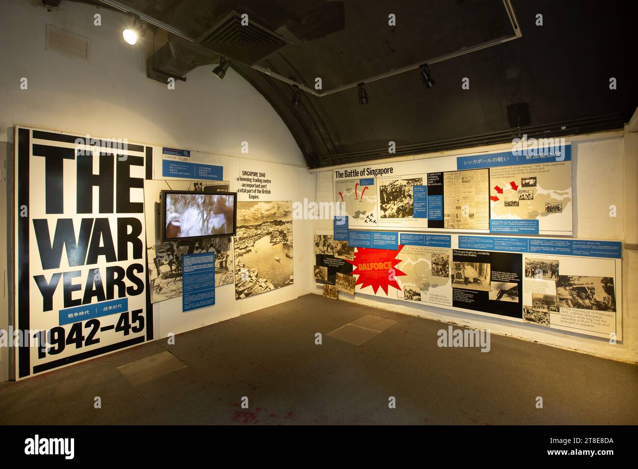 Inside an underground complex to learn about the war years from 1942 ...