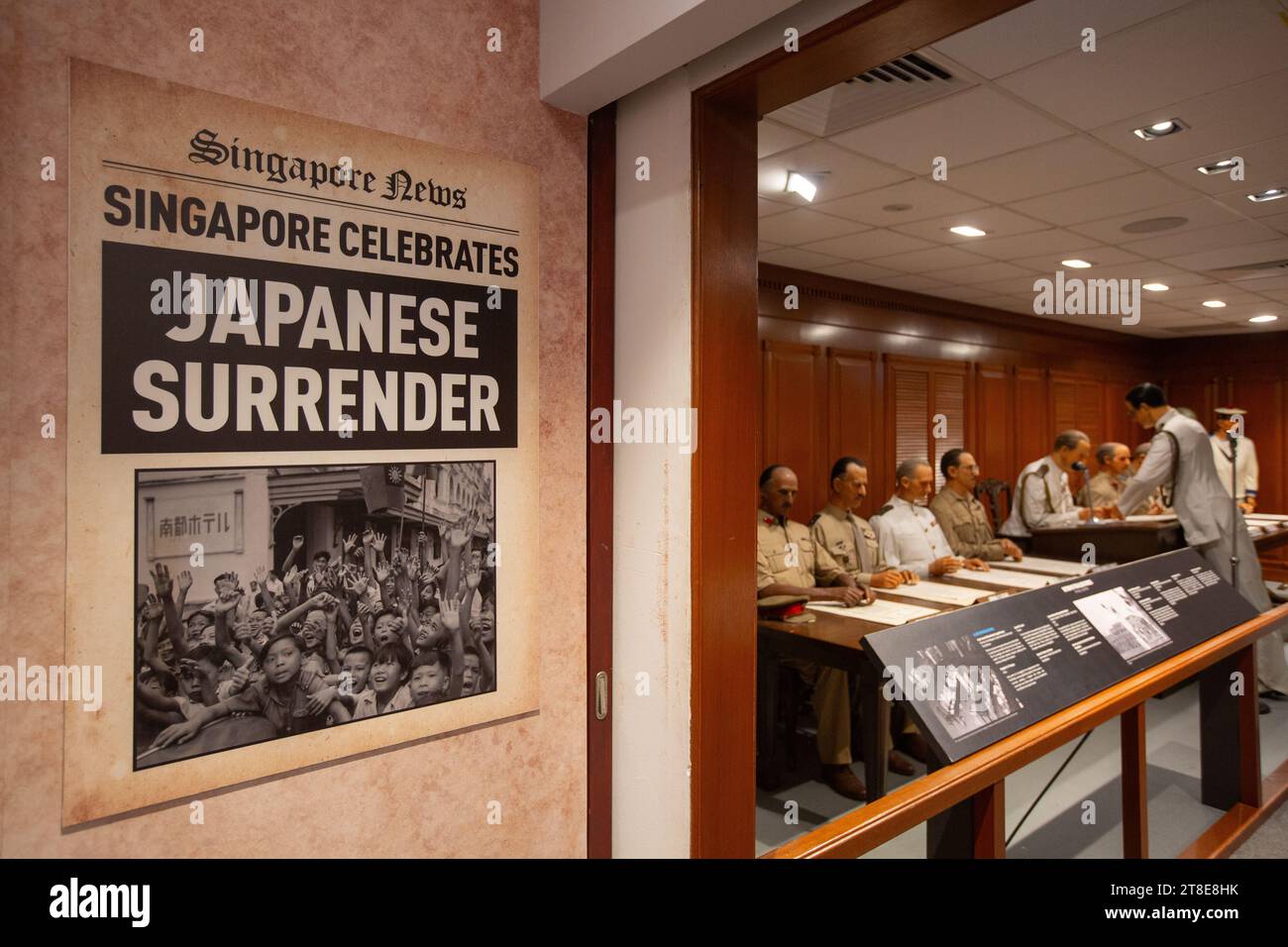 World war 2. Japanese surrender ceremony was held at the Municipal ...