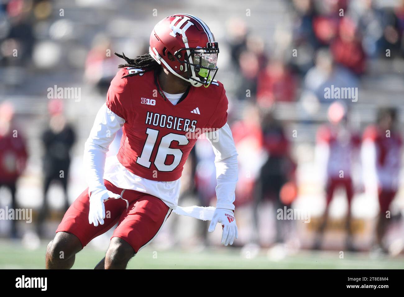 BLOOMINGTON, IN - NOVEMBER 18: Indiana Hoosiers defensive back Jordan ...
