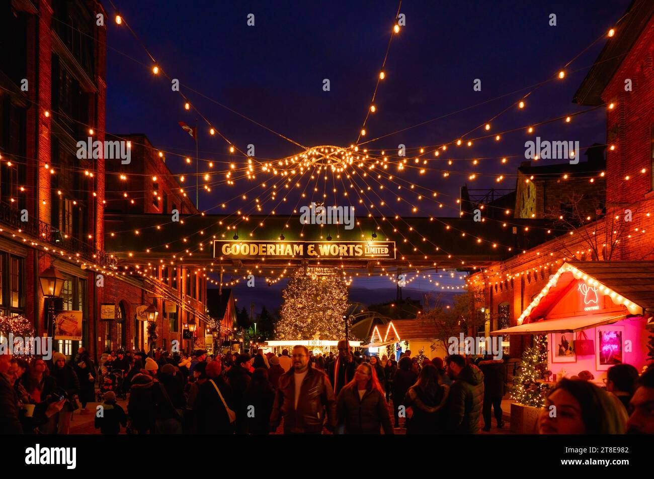 Distillery historic district christmas hi-res stock photography and ...