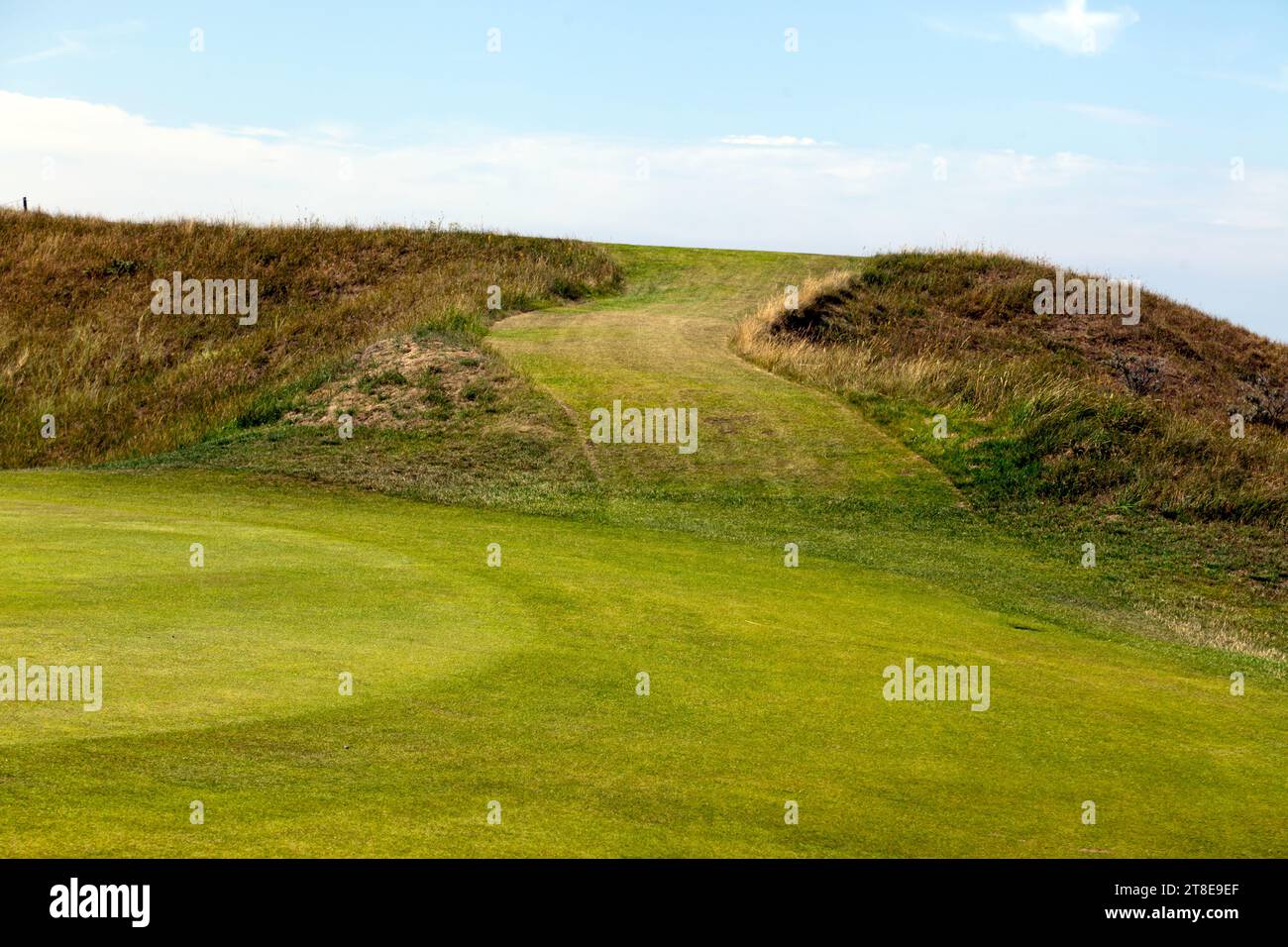 View of part of the Royal Cinque Ports Golf LInks, at Sandown Castle ...